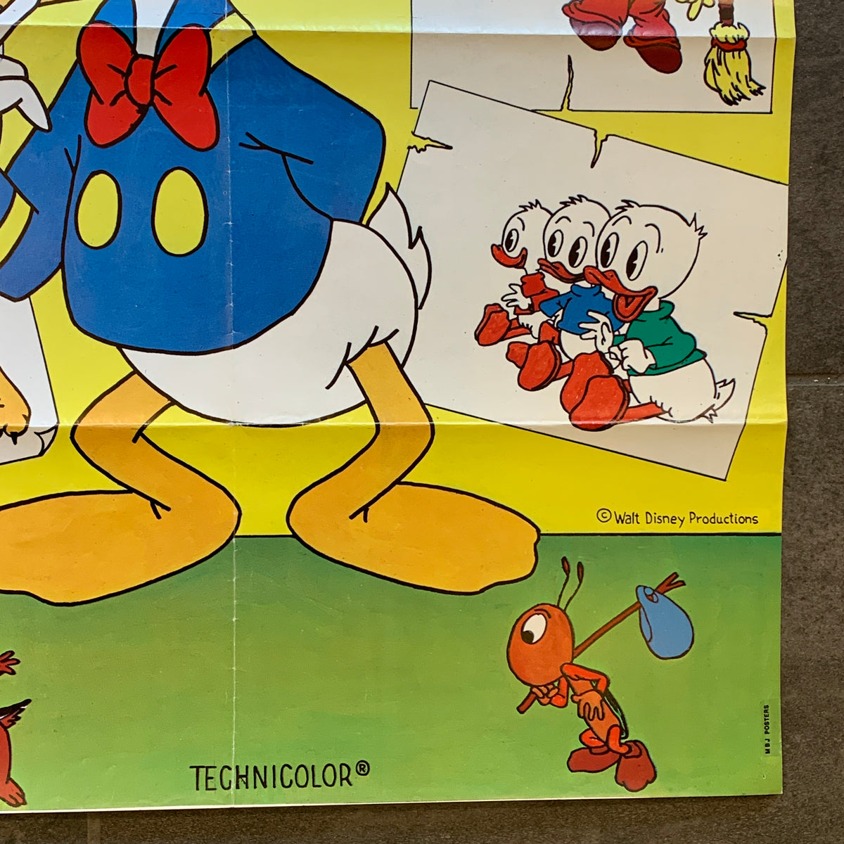 Original dansk Walt Disney film plakat, fra 1960/70erne – Zoll Antiques